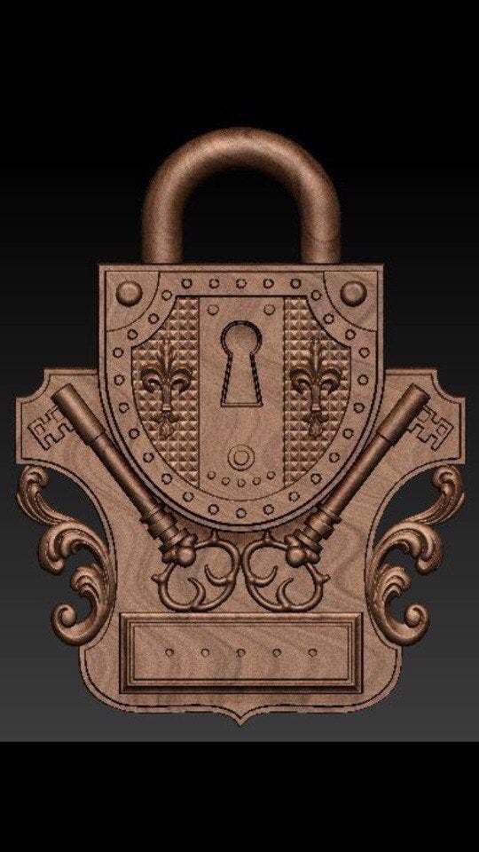Free STL file padlock 🎨 ・3D printable model to download・Cults
